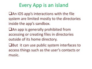 Ios file management | PPTX