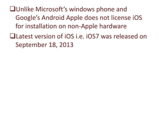 Ios file management | PPTX