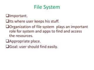 Ios file management | PPTX
