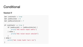 iOS Development for Beginner by Rizal Hilman | PPT