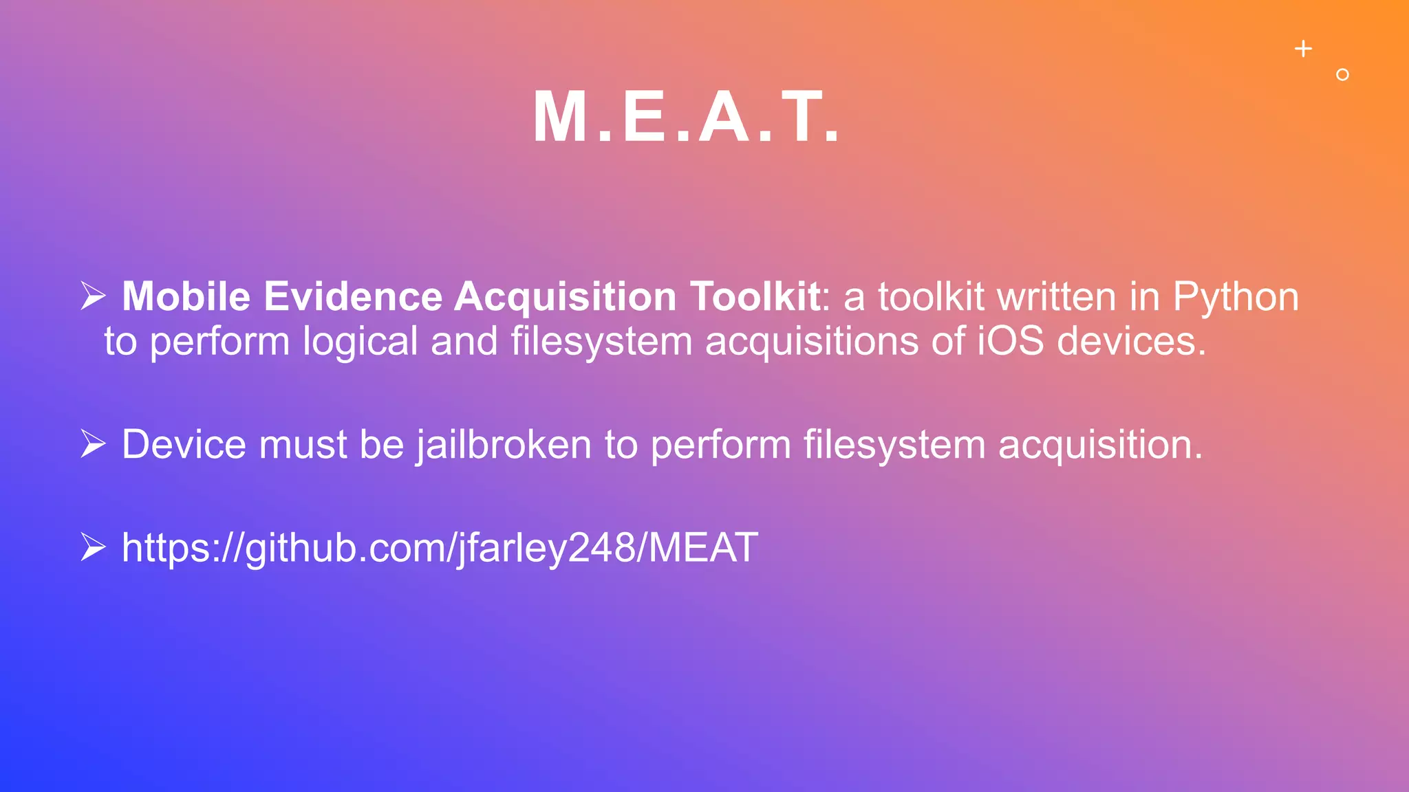 iOS free, open source forensic tools | PPTX