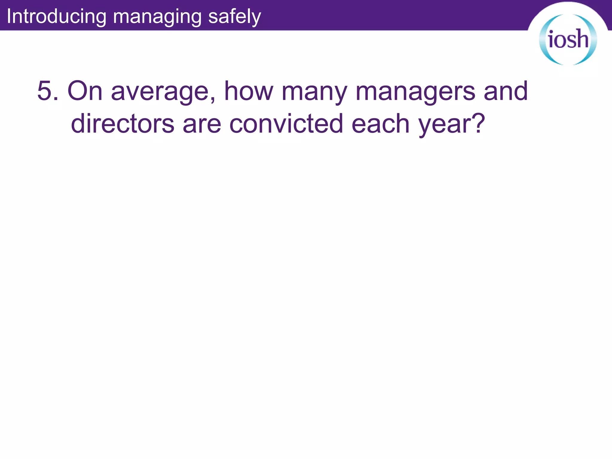 iosh.ppt | Injuries | Diseases and Conditions