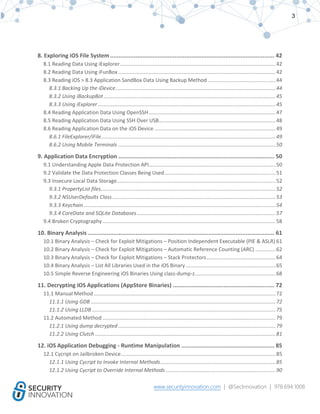 Hacking iOS Applications: A Detailed Testing Guide | PDF