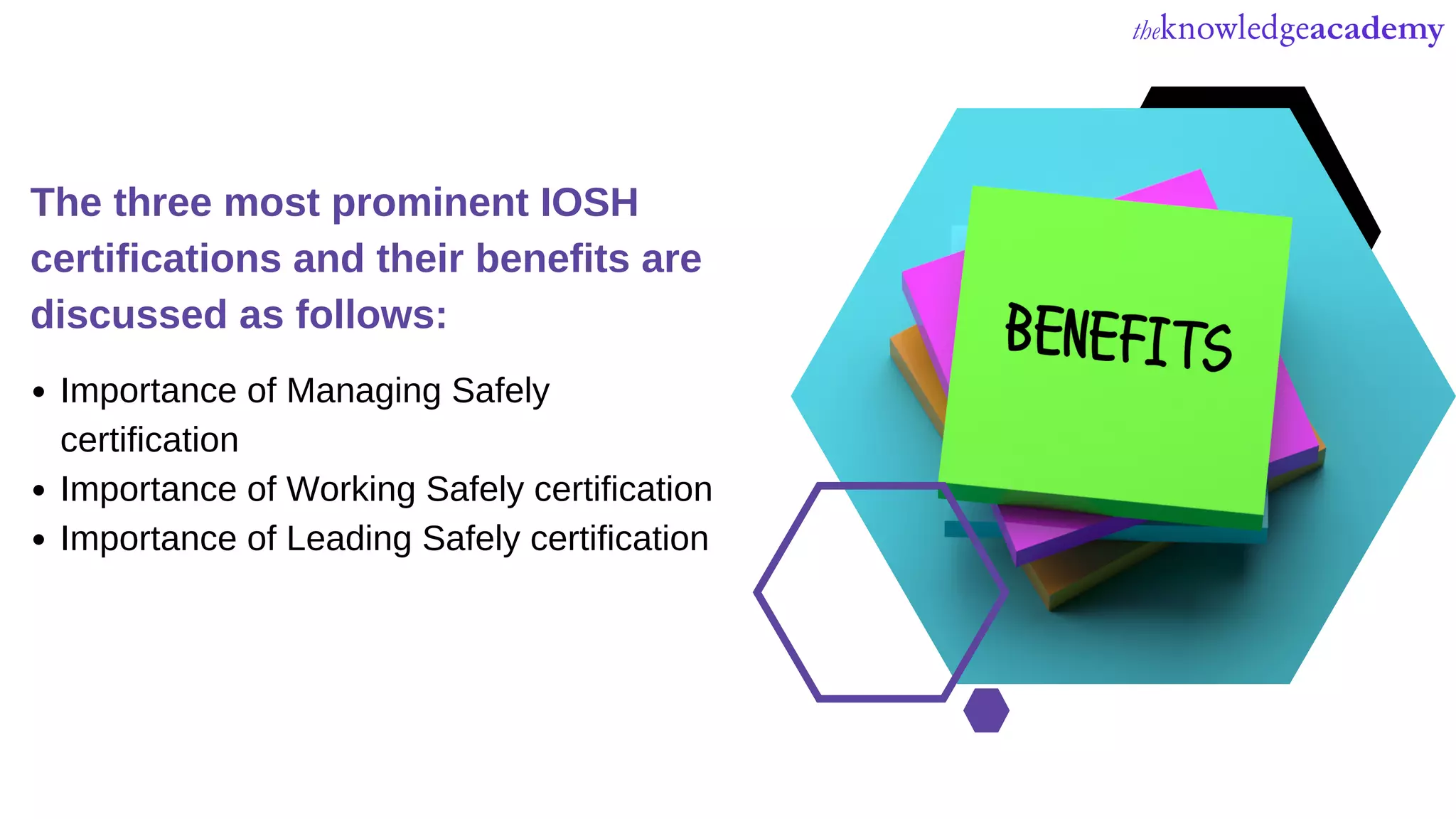 IOSH Certificate Value | The Knowledge Academy | PDF