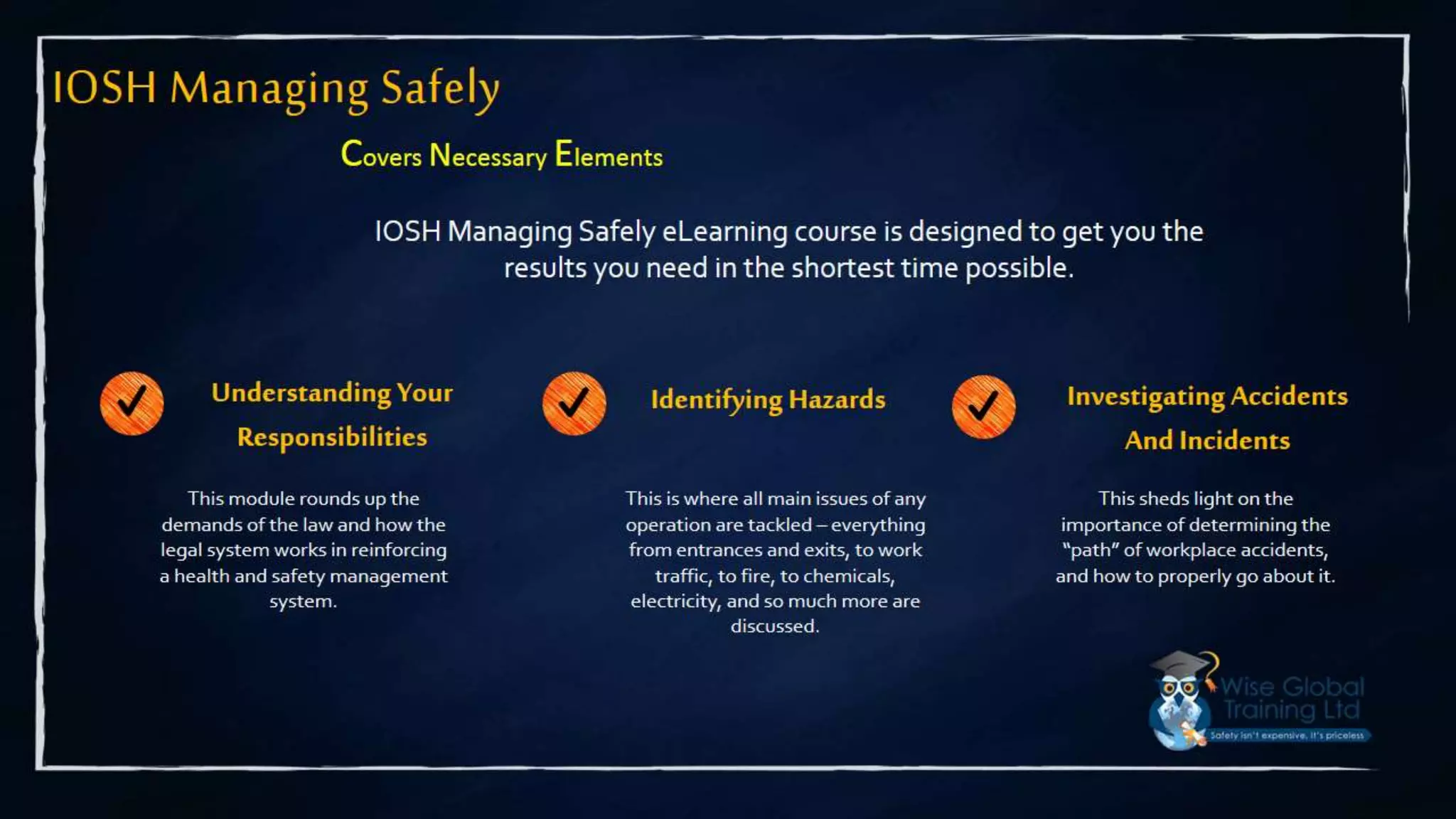 IOSH Managing Safely | PPTX