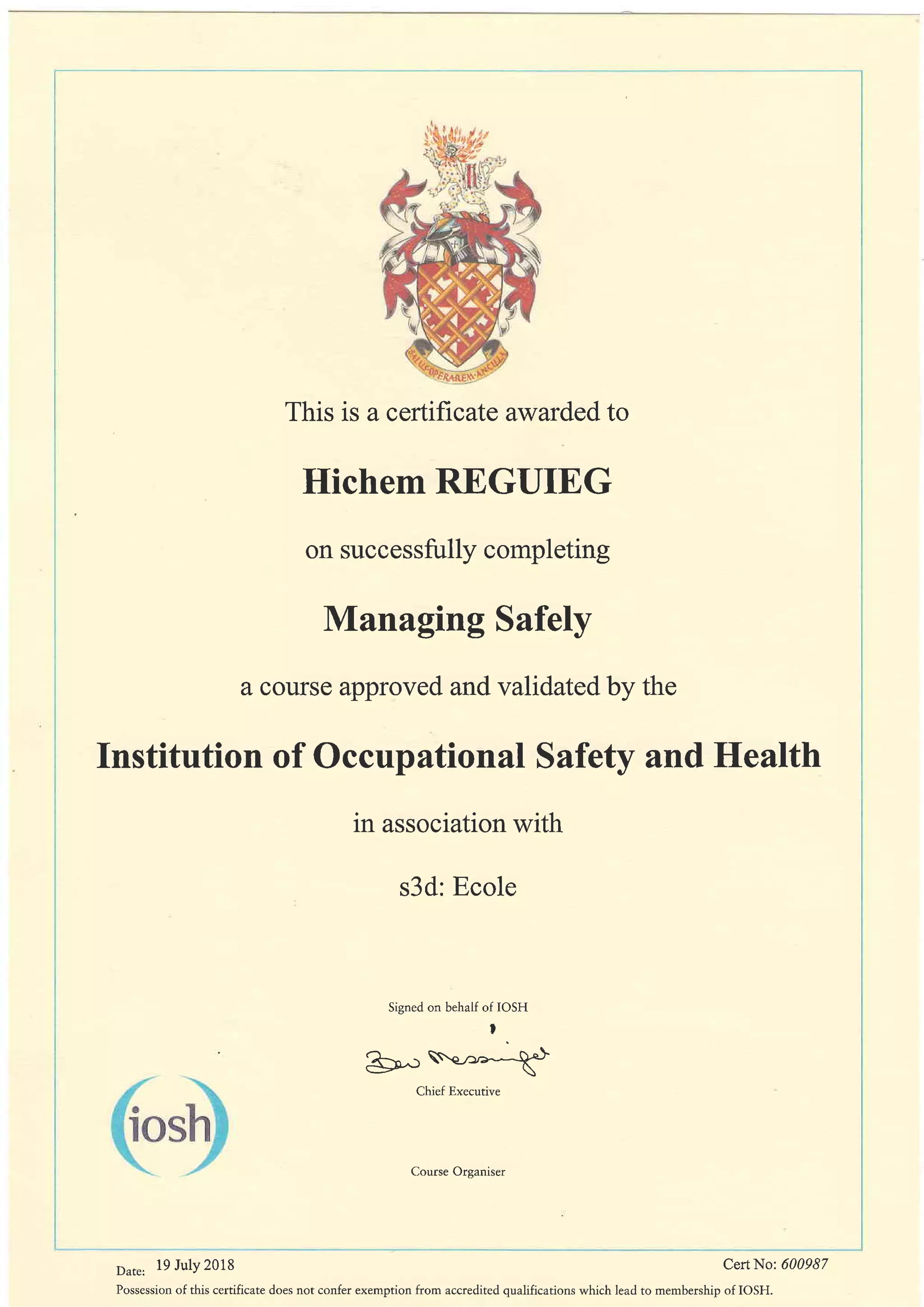 Iosh managing safely | PDF