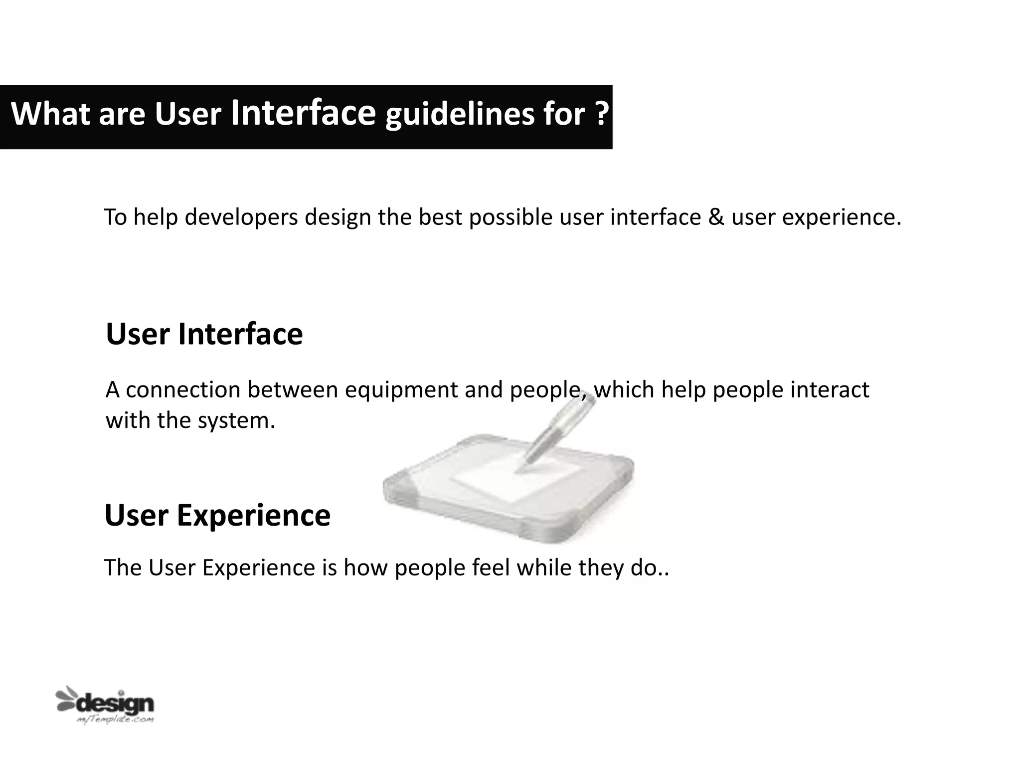 iOS Human Interface Guideline | PPT