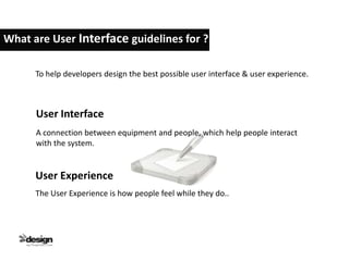 iOS Human Interface Guideline | PPT