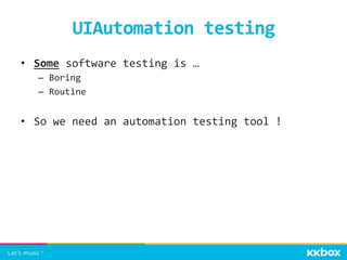 iOS UIAutomation | PPT