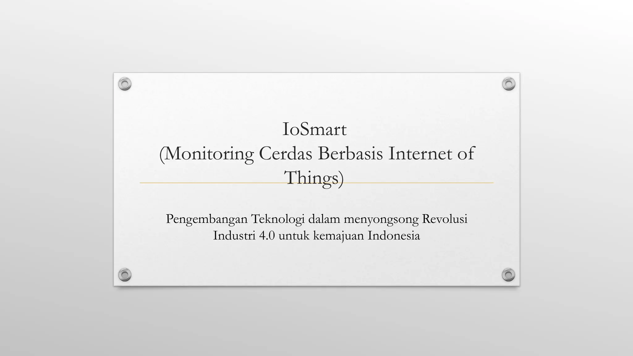 IoSmart Presentation for iot monitoring contact us for implementation | PPT