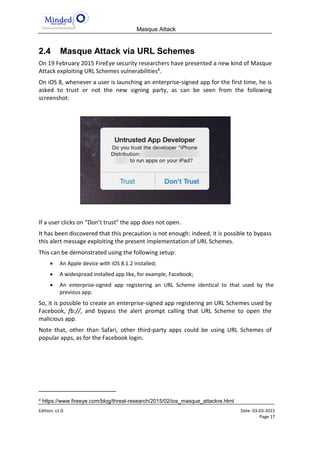 iOS Masque Attack | PDF