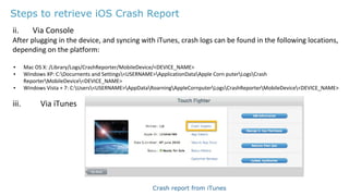 iOS Mobile App crash - Analysis | PDF | Operating Systems | Computer ...