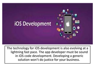 Ios mobile developers | PPT