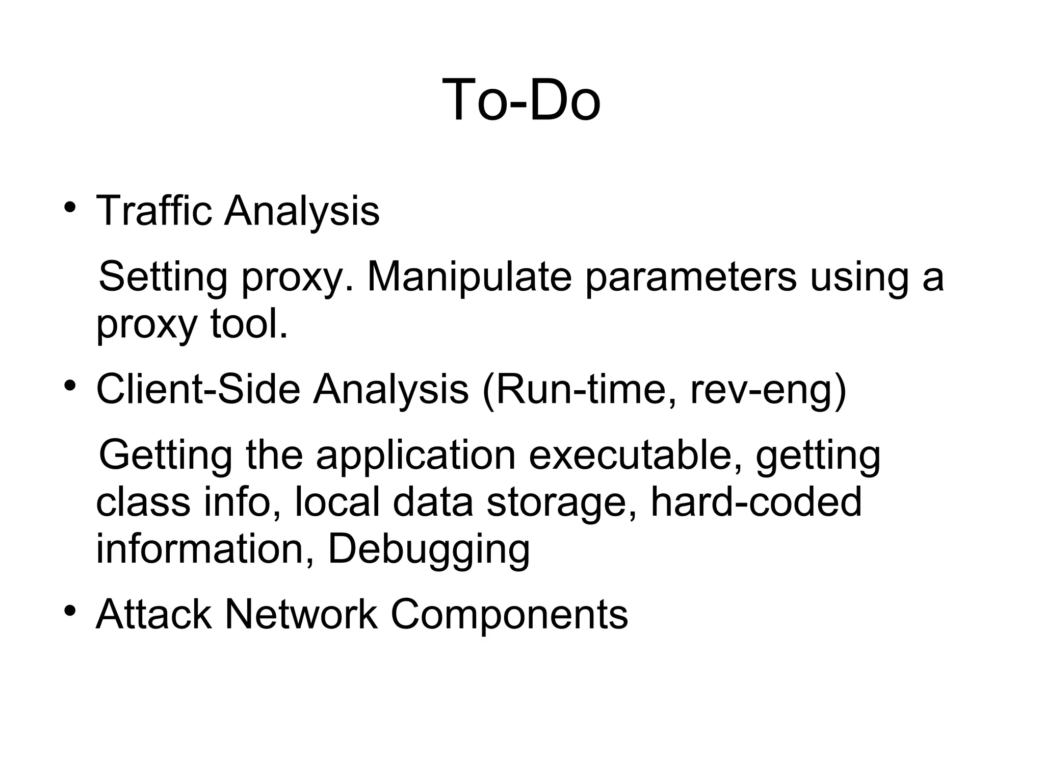 iOS Client Side Analysis | PPT