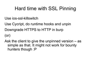 iOS Client Side Analysis | PPT