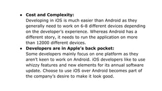 I os or android which is better to use_ | PPT