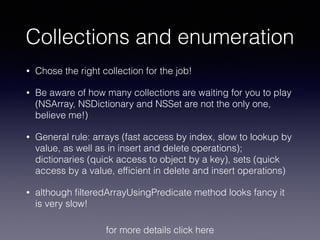 iOS performance: tips and tricks to do it better | PDF