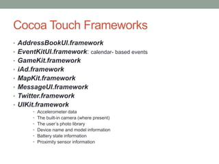 iOS platform | PPTX | Operating Systems | Computer Software and ...