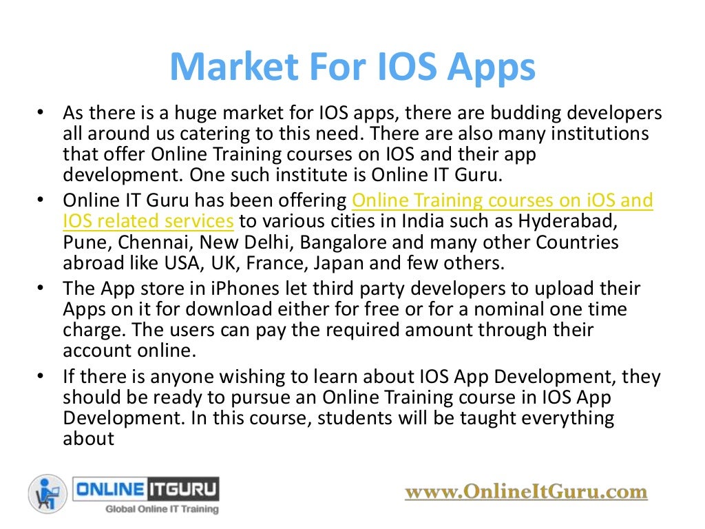 IOS Online Training IOS online Course