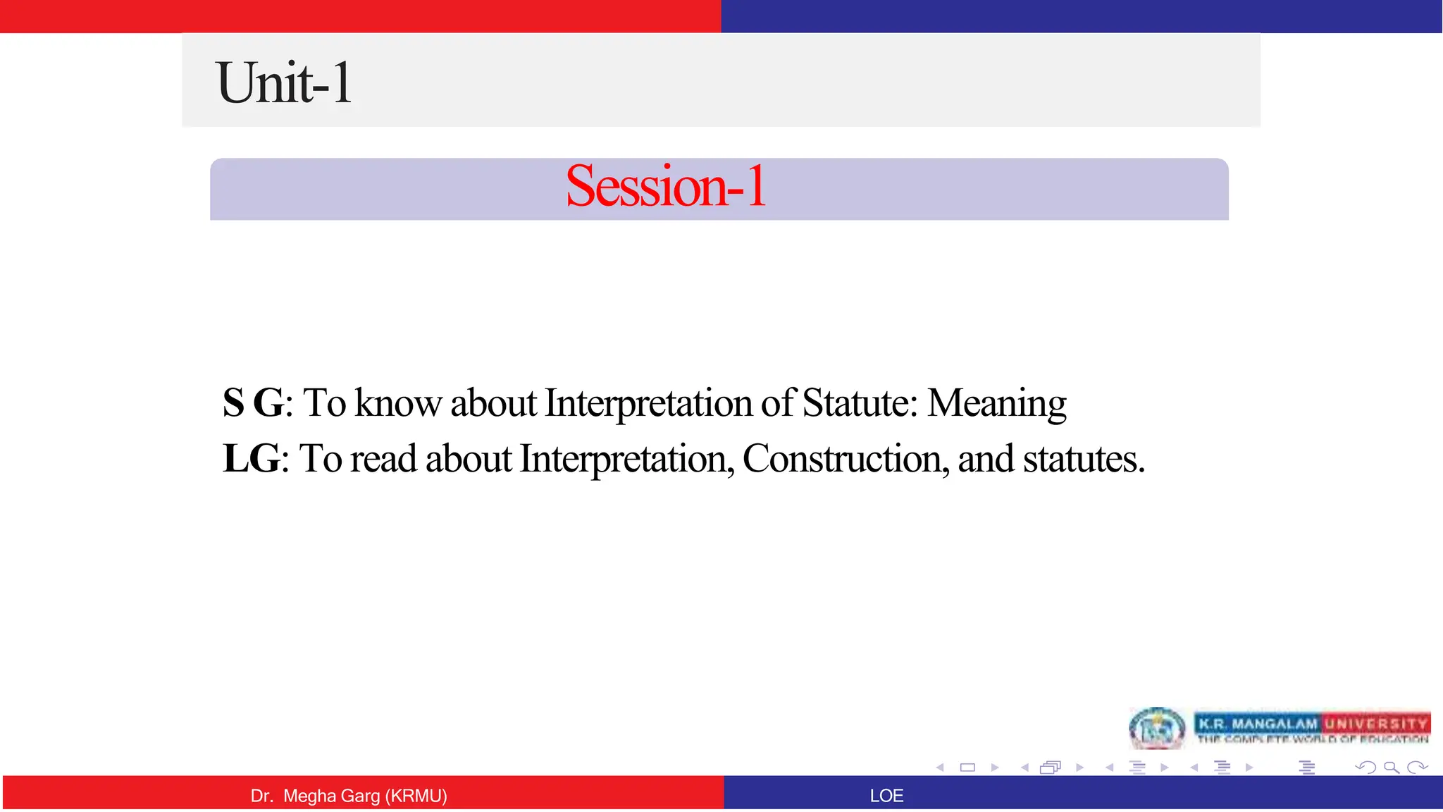 Principles of legislation and Interpretation of statutes | PPTX