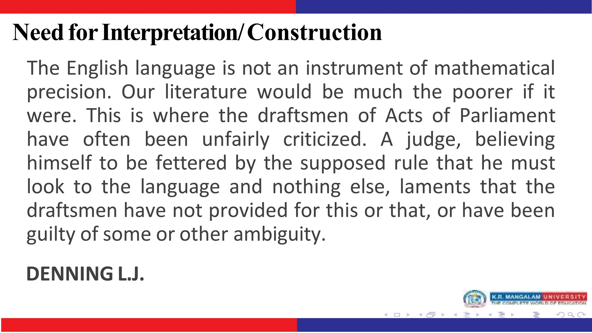 Principles of legislation and Interpretation of statutes | PPTX