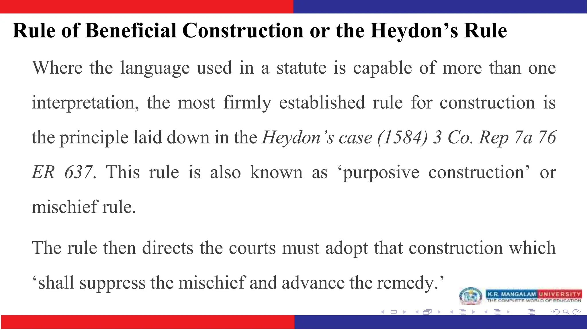 Principles of legislation and Interpretation of statutes | PPTX