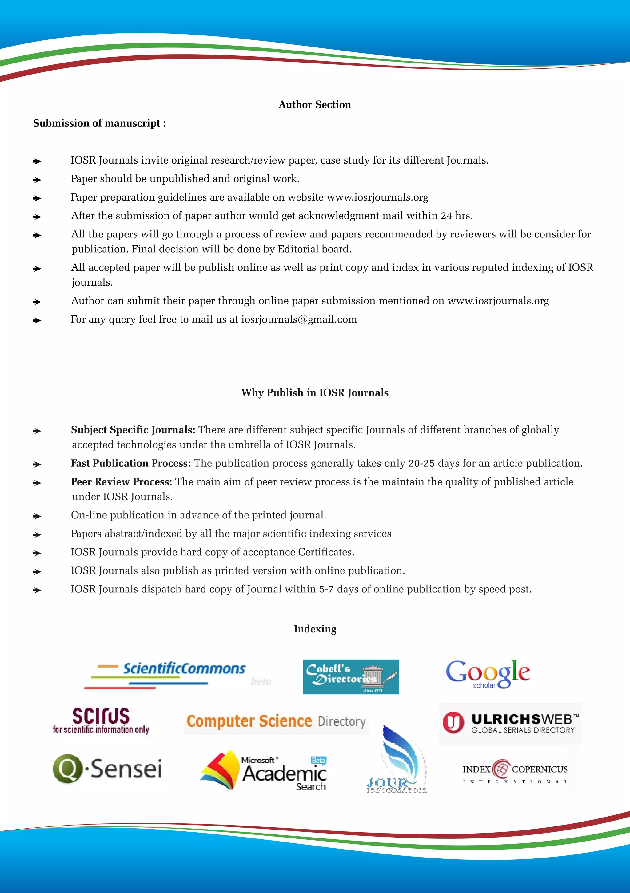 IOSR Journals | PDF | Desktop Publishing | Computer Software and Applications