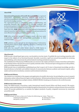 IOSR Journals | PDF | Desktop Publishing | Computer Software and ...