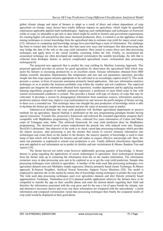 Crop yield prediction.pdf | Agriculture | Industries