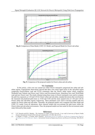 Signal Strength Evaluation of a 3G Network in Owerri Metropolis Using ...