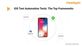 iOS Test Automation Tools - Top Frameworks | PDF