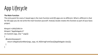 Basic iOS Training with SWIFT - Part 1 | PPT