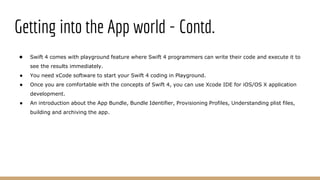Basic iOS Training with SWIFT - Part 1 | PPT
