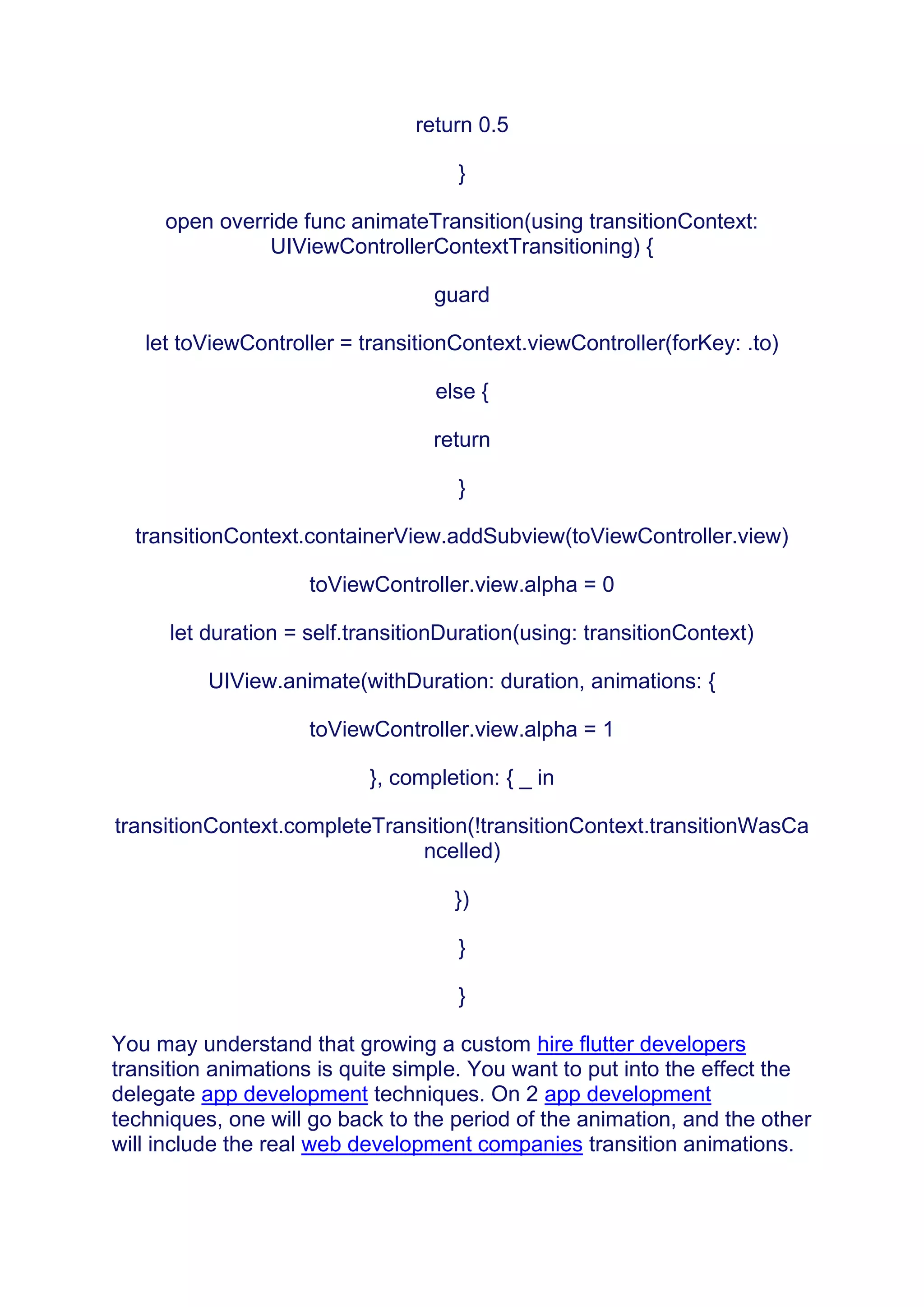 Ios Transition Animations The Proper Way To Do Itpdf