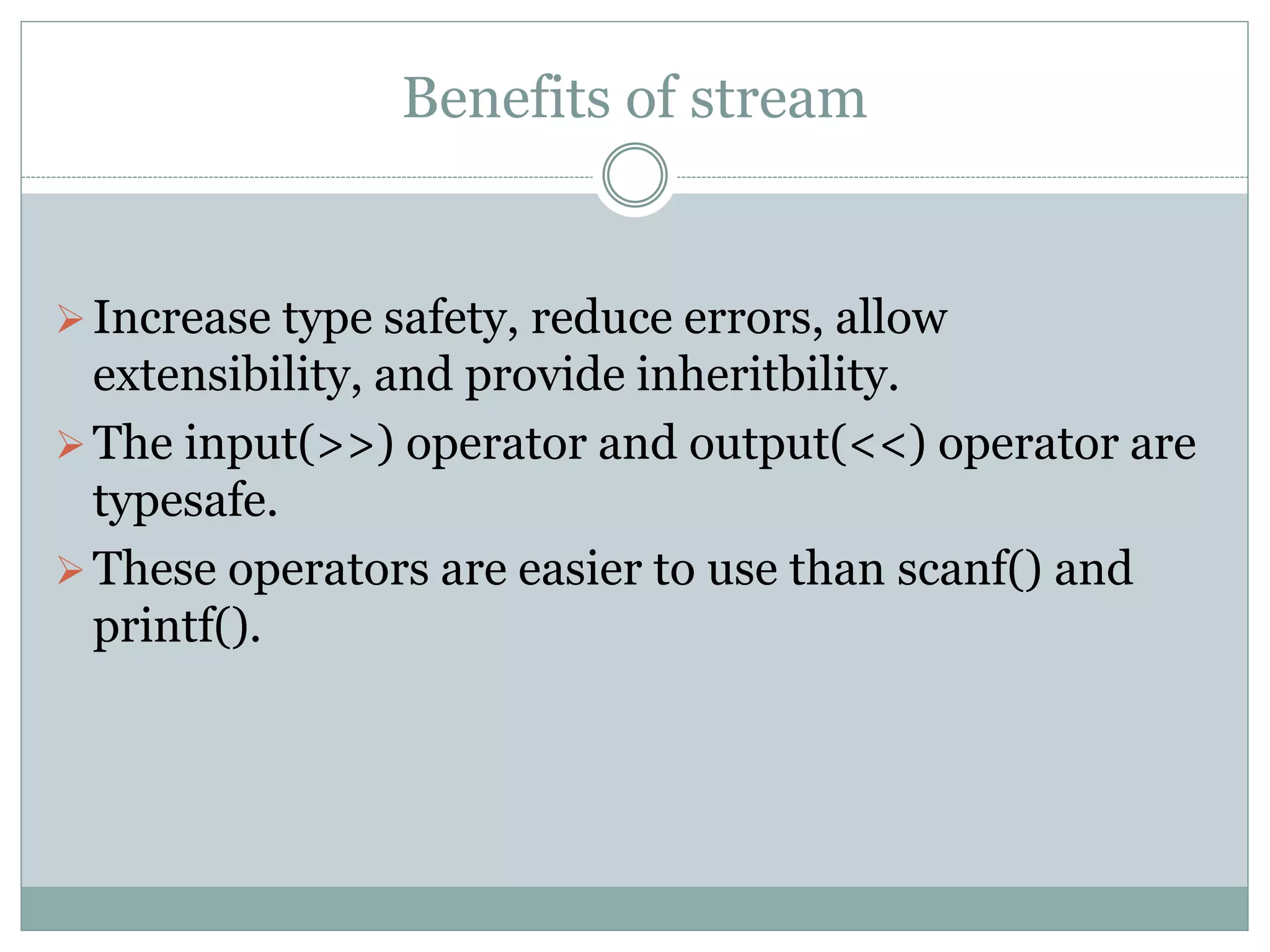 Iostream in c++ | PPTX