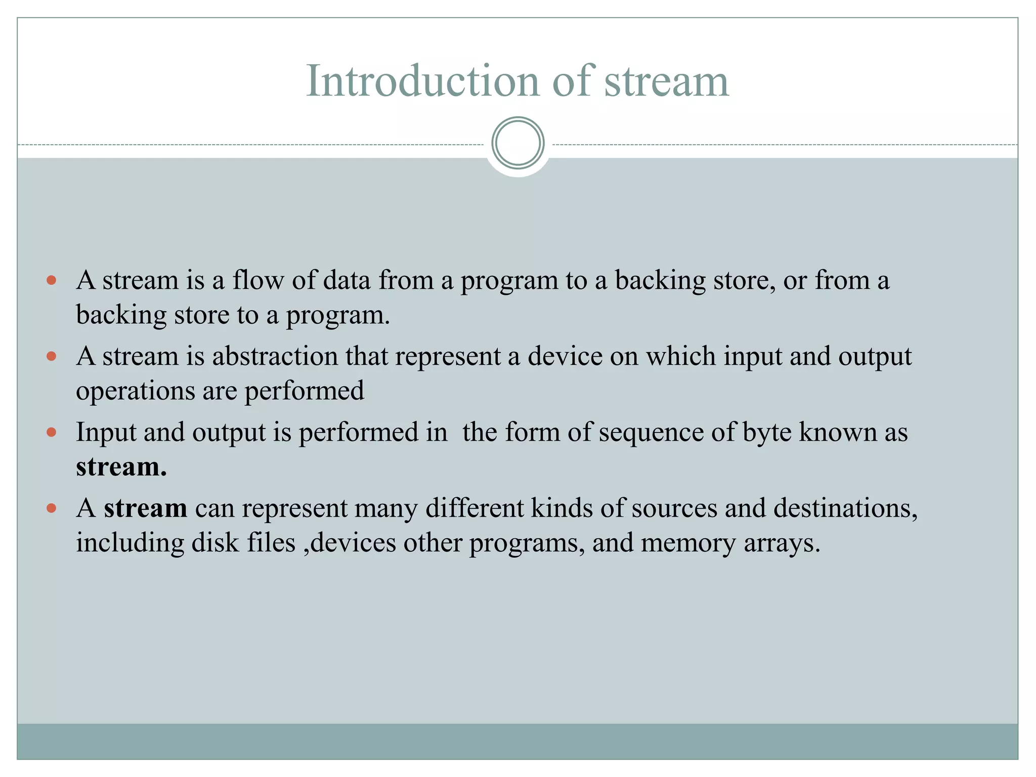 Iostream in c++ | PPTX