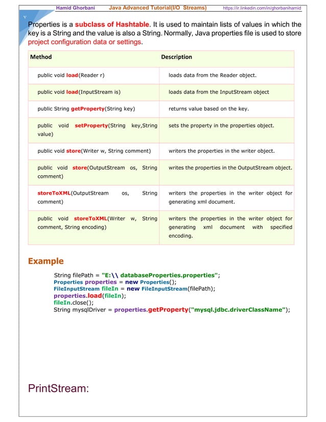 Java I/o streams | PDF