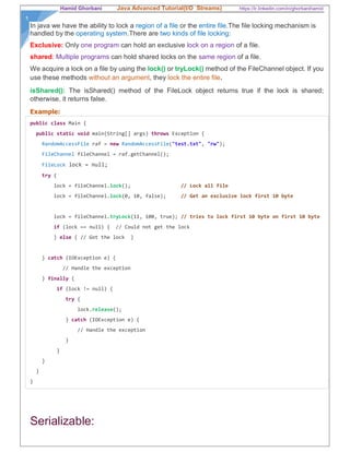 Java I/o streams | PDF