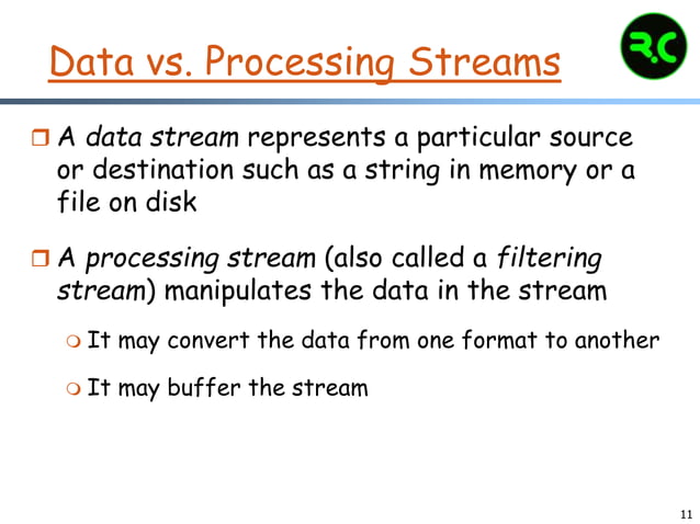 I/O Streams | PPTX