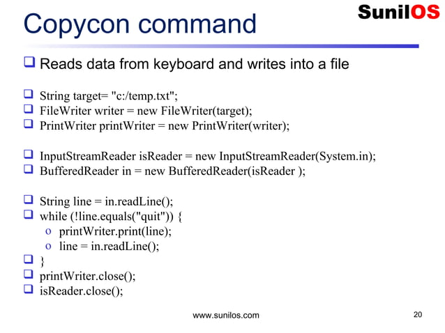 Java Input Output And File Handling Ppt 4558