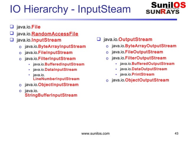 Java Input Output And File Handling Ppt 4004