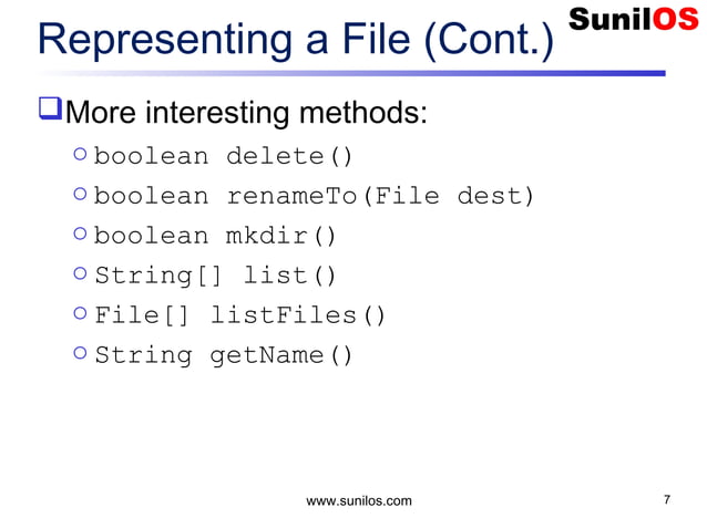 Java Input Output and File Handling | PPT