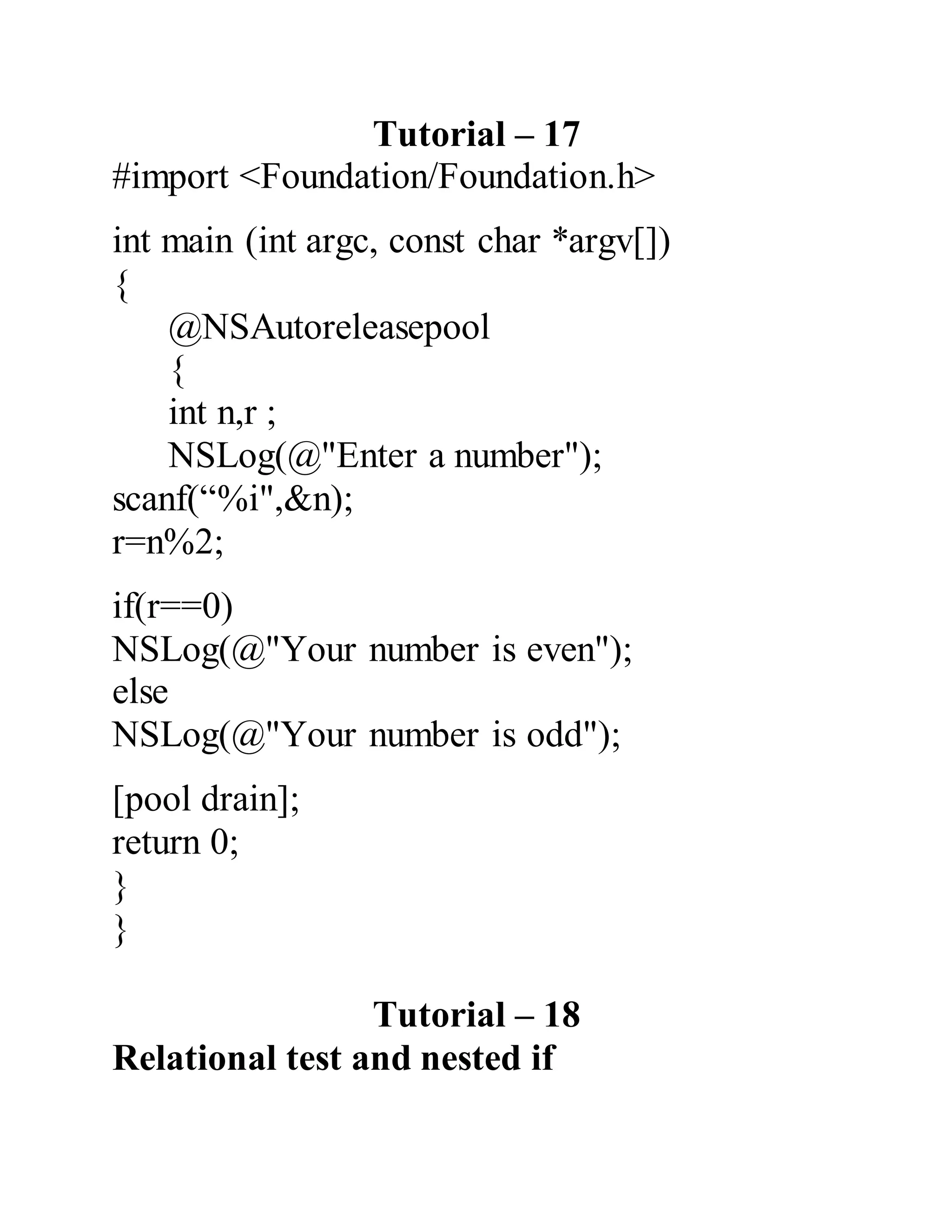 Ios Objective Tutorial Pdf