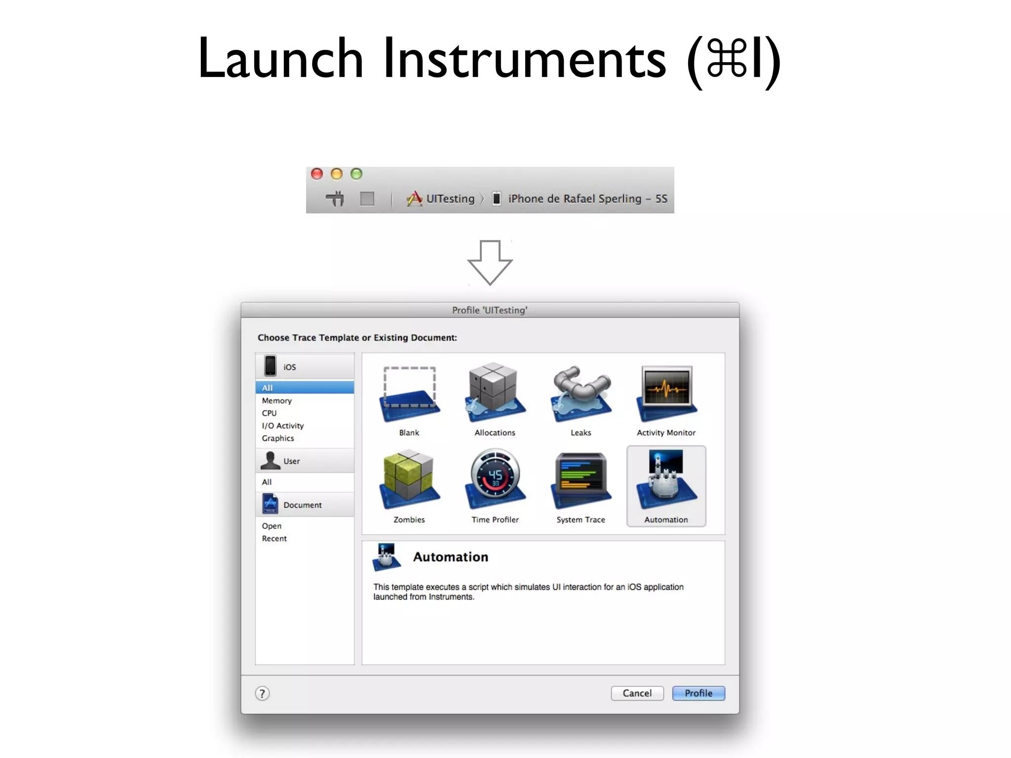 Lightning Talk - iOS UI Automated Testing | PPT