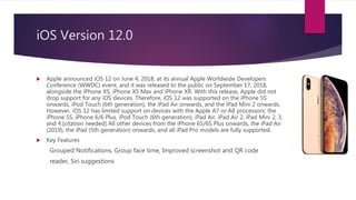 iOS Versions history | PPT