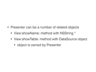 iOS viper presentation | PPT