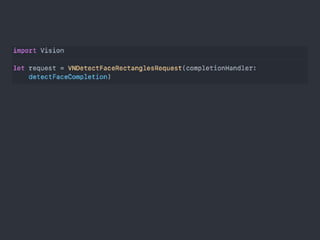 iOS Vision framework | PDF
