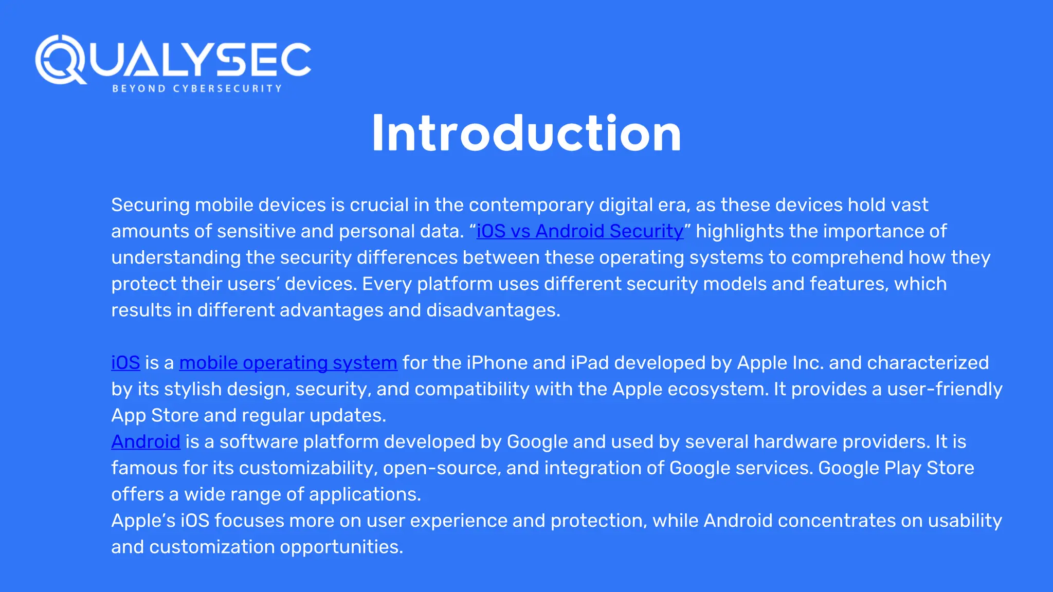 Protect Your iOS and Android Systems with QualySec's Cutting-Edge ...