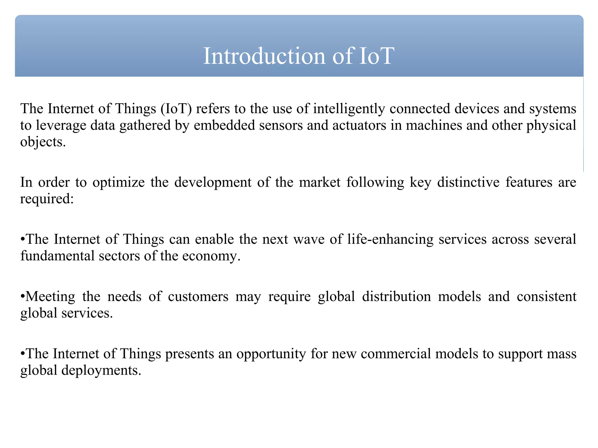 Internet Of Things (IoT) | PPT