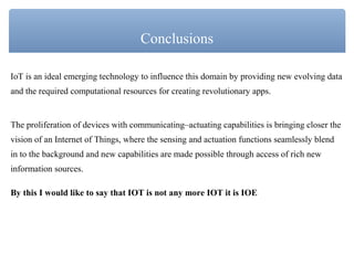 Internet Of Things (IoT) | PPT